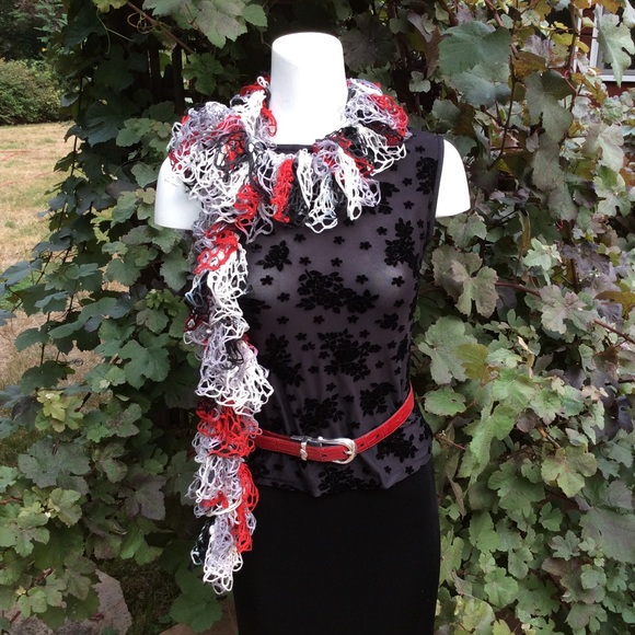 Accessories | Soft Multicolor Loose Knit Boa Style Scarf | Poshmark